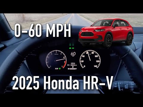 2025 Honda HRV 0-60 MPH ACCELERATION TEST - Sport and Normal Driving Modes