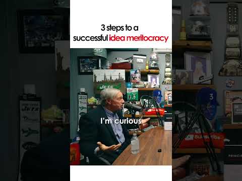 3 steps to a successful idea meritocracy