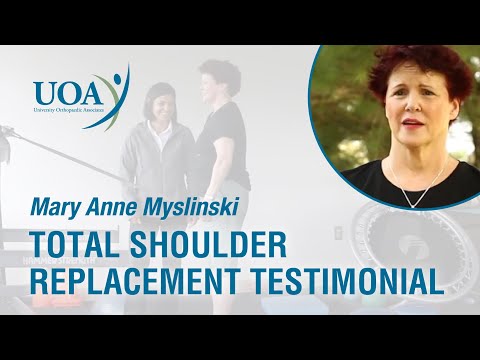 Mary Anne Myslinski Total Shoulder Replacement Testimonial