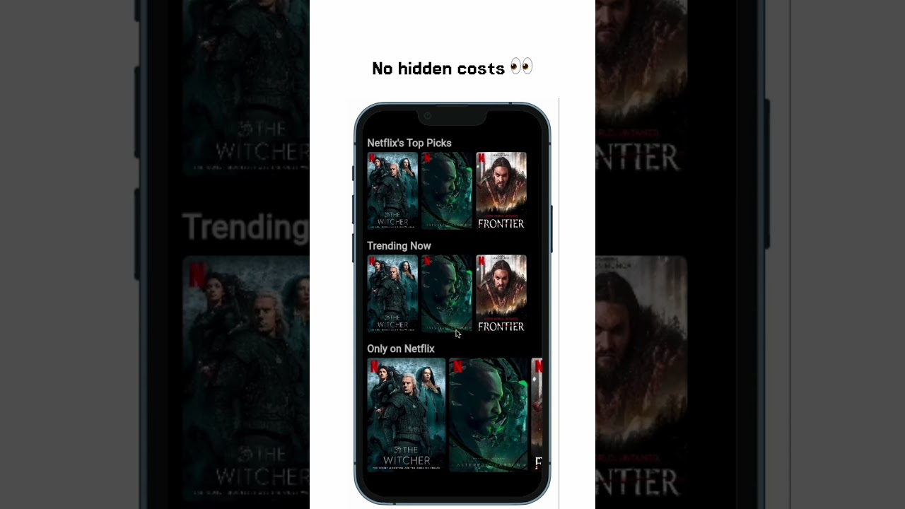 🎬 Netflix Home Page Flutter Source Code | 100% Free