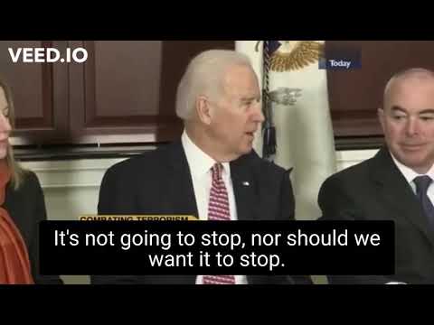 Joe Biden — An Unrelenting Stream of Immigration: Nonstop, Nonstop