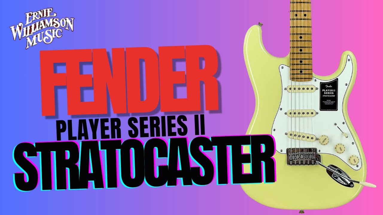 Tweaked and Refined! The new Fender Player II Stratocaster!!