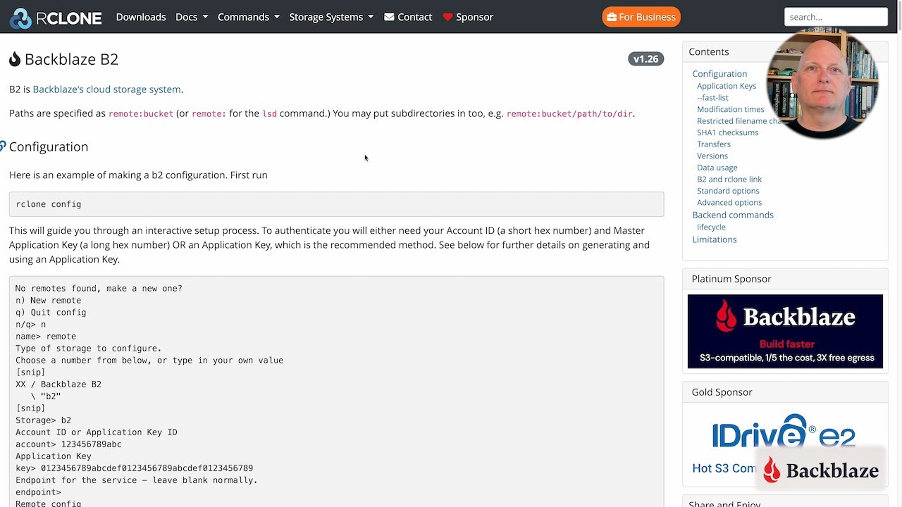 New Video: Getting Started with Rclone and Backblaze B2 - Howto Guides - rclone forum