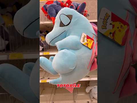 NEW! SLEEPING TOTODILE PLUSH! #totodile #pokemon #pokemonplush #sleepingpokemonplush