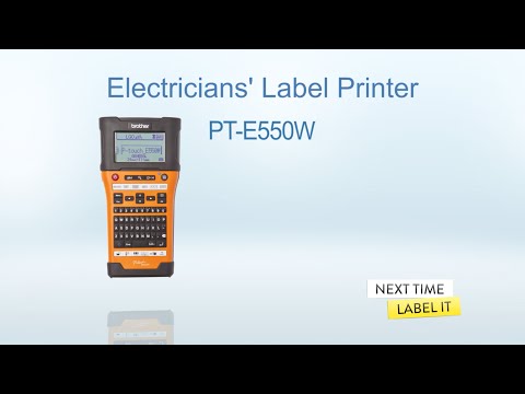 Brother International - PT-E550W - PT-E550W Wireless Industrial ...