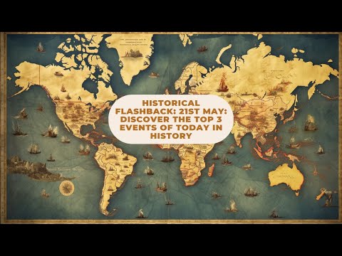 Historical Flashback: 21st May: Discover the Top 3 Events of Today in History #shorts #ameliaearhart