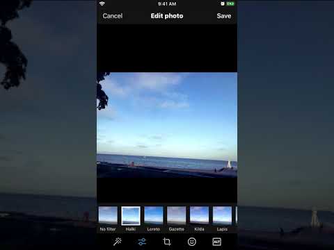 How to add filter to Twitter photos?