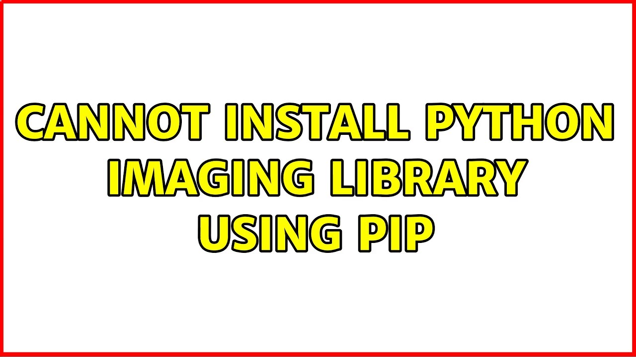 Ubuntu: Cannot install Python Imaging Library using pip