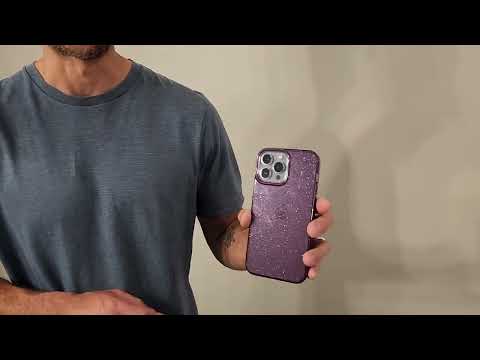 Hython Case for iPhone 13 Pro Max Case Glitter, Cute Sparkly Clear Glitter Shiny Bling Sparkle Cover