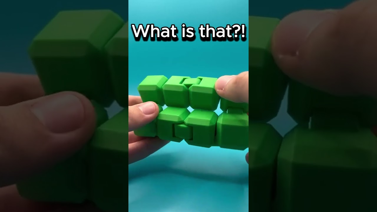 3D Printed Infinity Fidget Cube | cool 3d prints