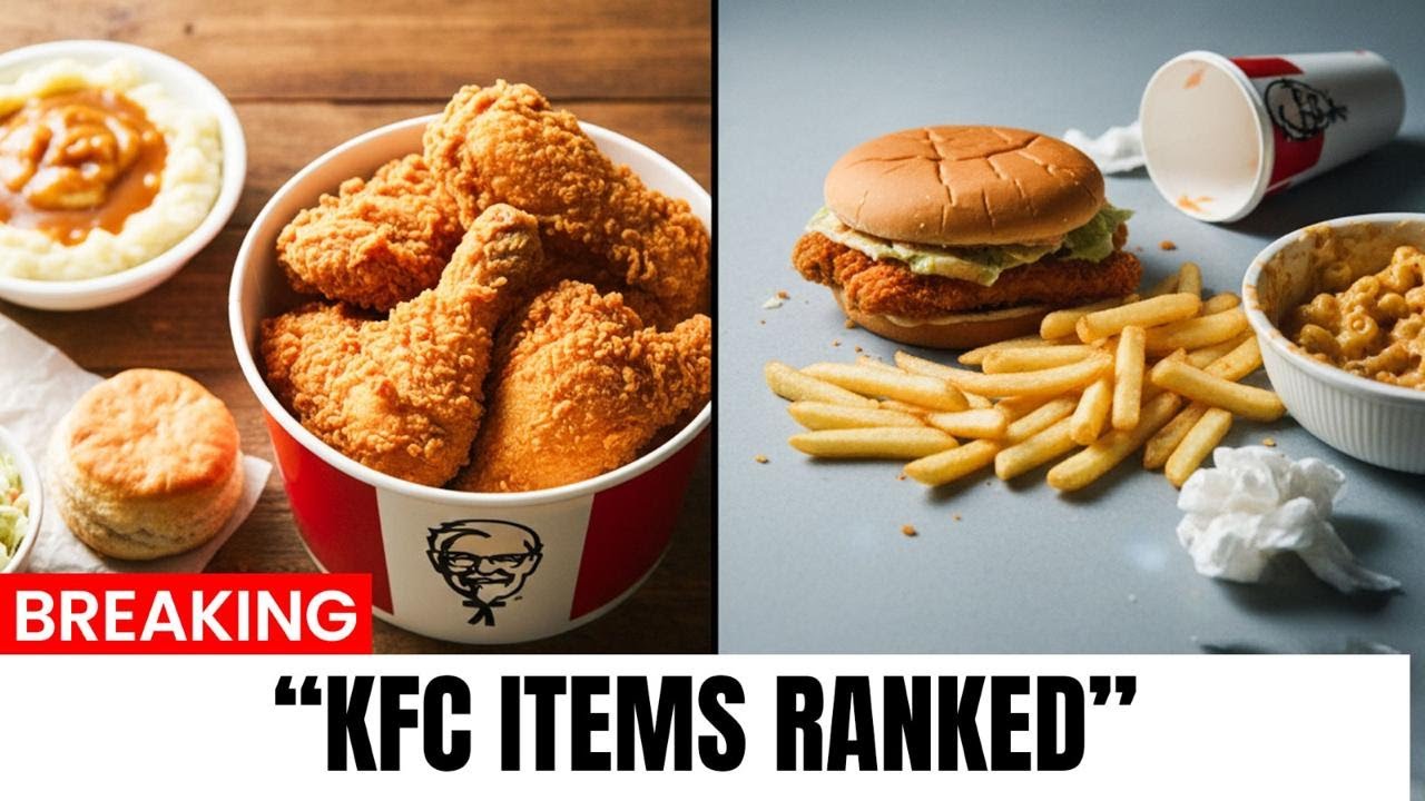 KFC Menu Items Ranked from Best to ABSOLUTE WORST