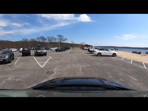 ⁴ᴷ⁶⁰ NY State of Emergency : Driving Lloyd Harbor, Suffolk, Long Island (April 25, 2020)