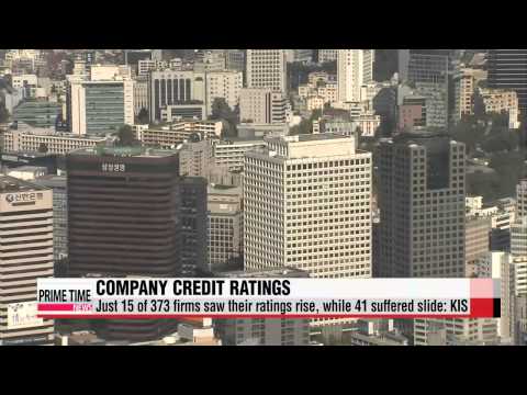 Number of Korean firms recording rating downgrades hits 15-year high in 2014 불