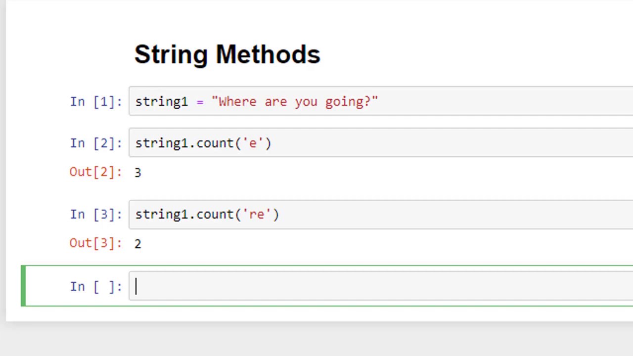 Working with Strings in Python - Part 2