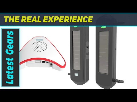HTZSAFE Solar Wireless Driveway Alarm System - Ultimate Security Solution!