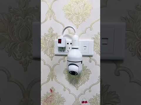 360 Wifi Light Bulb Auto Tracking Camera. Product Link in the Comments!