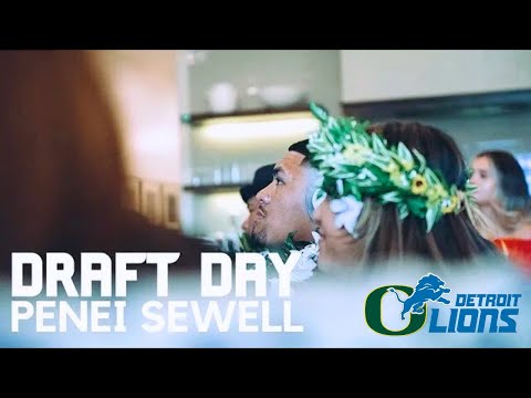 Penei Sewell | NFL Draft Day | Tells Detroit Lions “You Won’t Regret It”