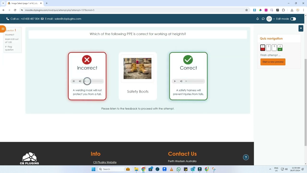 CB Plugins - Image Select - Moodle Quiz Question Type