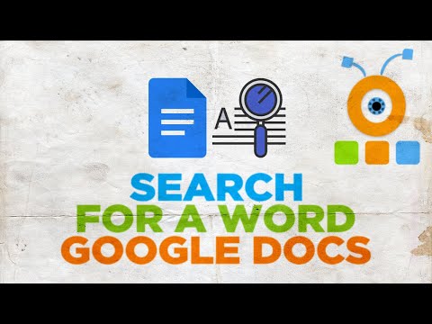 How to Search For a Word in Google Docs