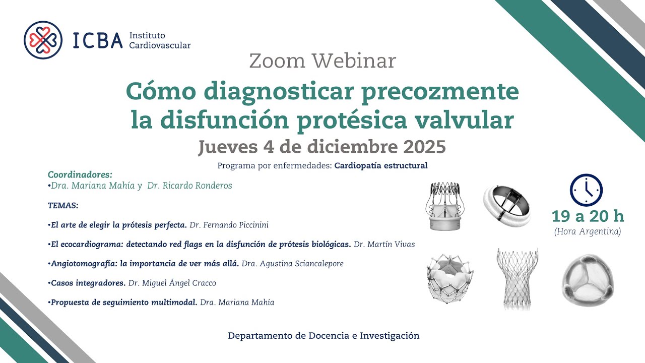 Cómo diagnosticar precozmente la disfunción protésica valvular