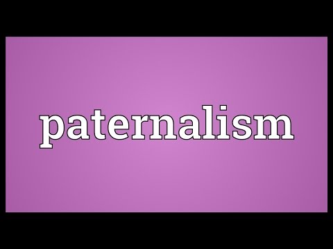 Paternalism Meaning