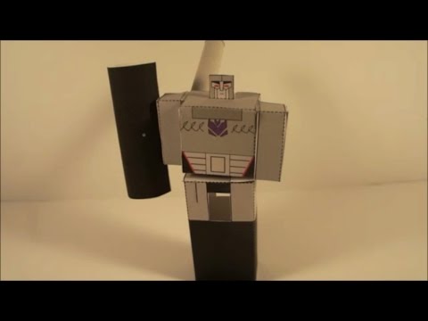 PaperCraft Megatron! | fangedsnowbunnies