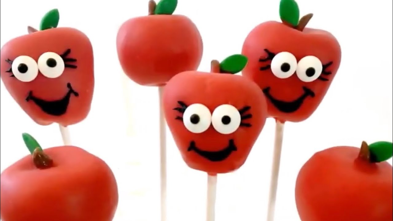 🍏🍎APPLE CAKE POPS ~ MISS TRENDY TREATS 🍎🍏