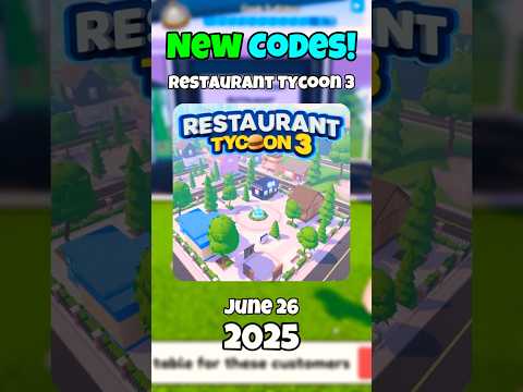 All NEW Working CODES in Restaurant Tycoon 3!