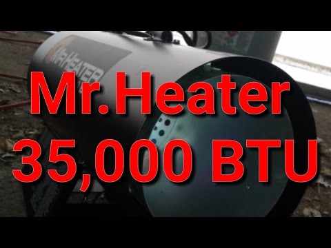 Garage warmer Mr.heater 35,000 btu