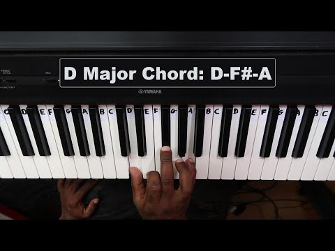 How to Play the D Major Chord on Piano