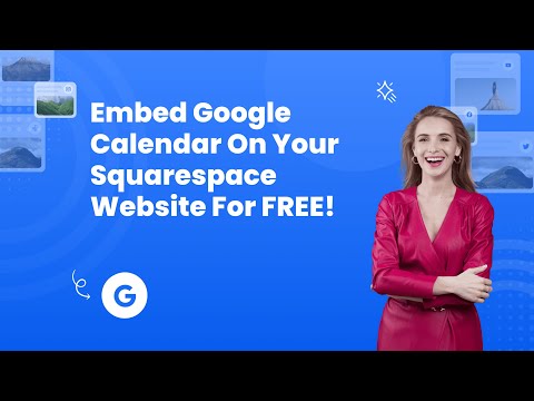 How to embed Google calendar on Squarespace? #embed #googlecalendar #events #squarespace
