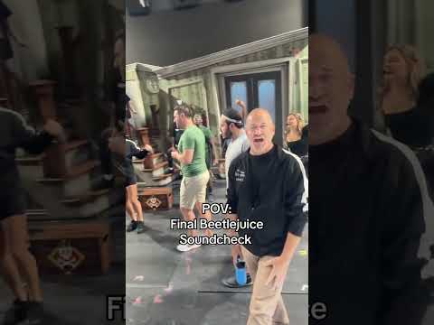 Beetlejuice Norwegian Viva 2.0's Final Soundcheck! - Beetlejuice Musical Norwegian Viva 2.0 cast