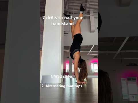 Nail your handstand #handstandworkout #handstanddrills #handstand