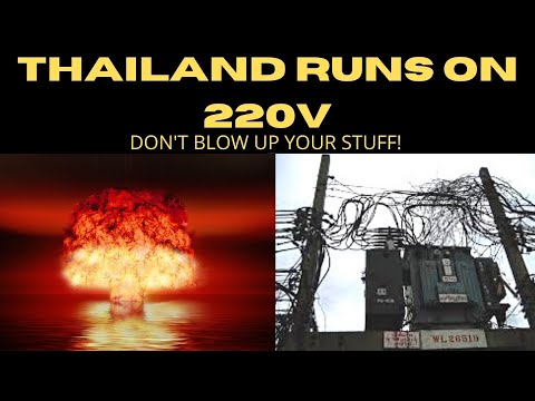 THAILAND is 220V BOOOM! V599