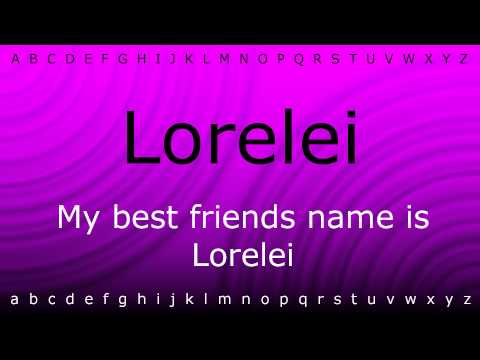 Here I will teach you how to pronounce 'Lorelei' with Zira.mp4