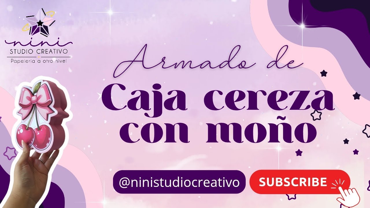 Caja de cereza con moño para San Valentín