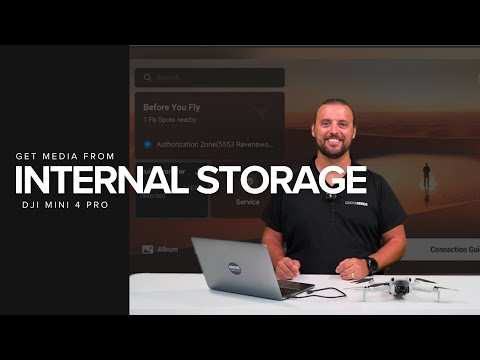 DJI Mini 4 Pro - How To Get Media Off Internal Storage