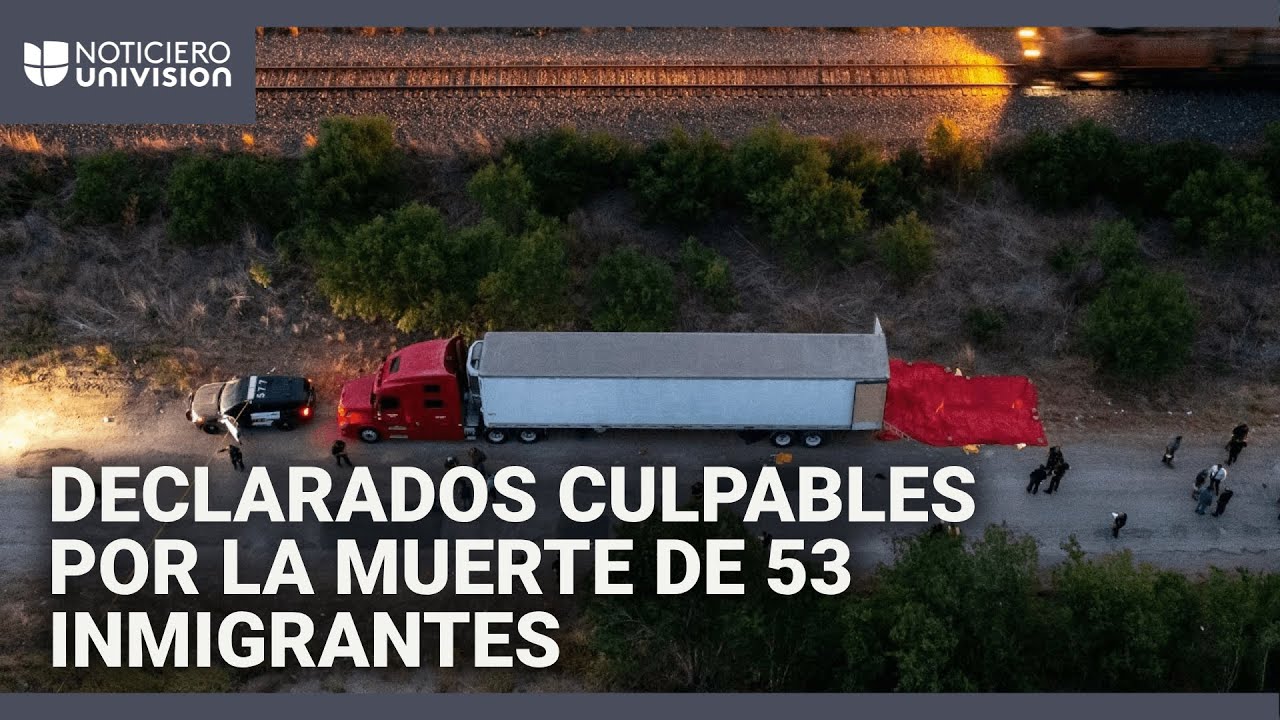 Declaran culpables a dos hombres por la muerte de 53 inmigrantes en un tráiler en San Antonio, Texas