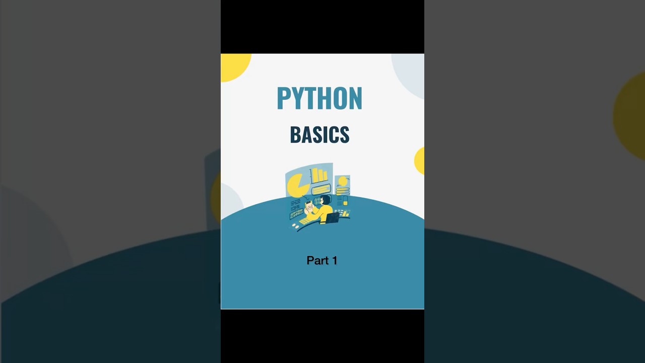 Python Basics Part-1    #pythonbasics #python #programming