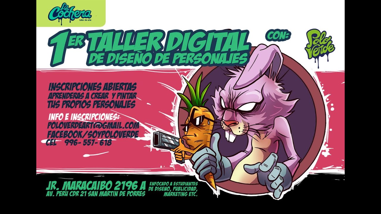 Speed Painting 1 Taller Digital de Diseño de Personajes