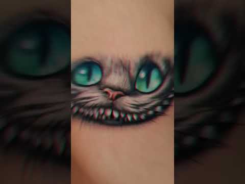 Cheshire cat tattoo