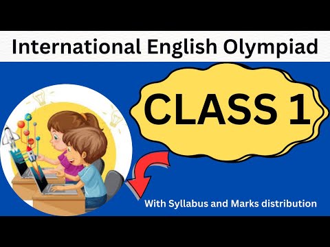International English Olympiad (SOF) | Class 1 | Sample paper