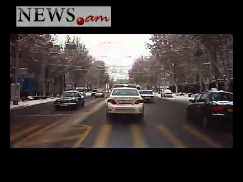 Armenia road police violates traffic rules