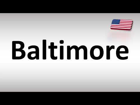 How to Pronounce Baltimore