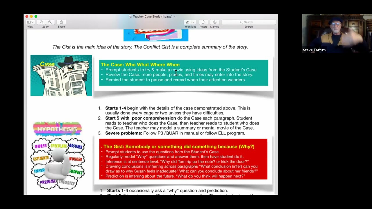The Gist: Comprehension Exercise