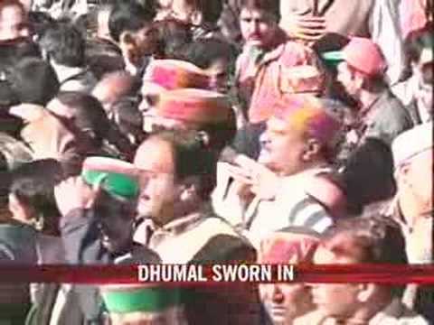 Dhumal to take oath as Himachal CM