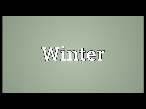 Winter Meaning