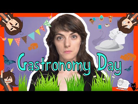 French GASTRONOMY DAY Words with Lya