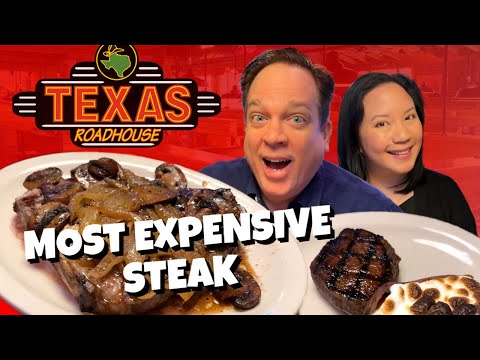 We Ate the Most EXPENSIVE Steak at Texas Roadhouse 🥩
