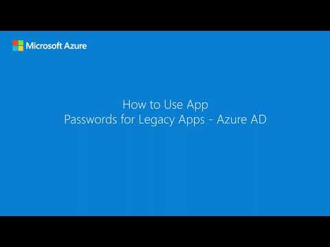 How to use app passwords for legacy apps - Entra ID